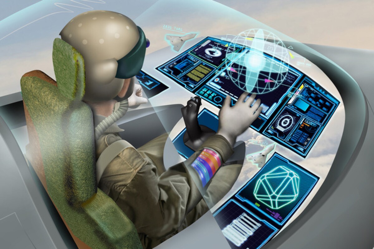 futuristic cockpit