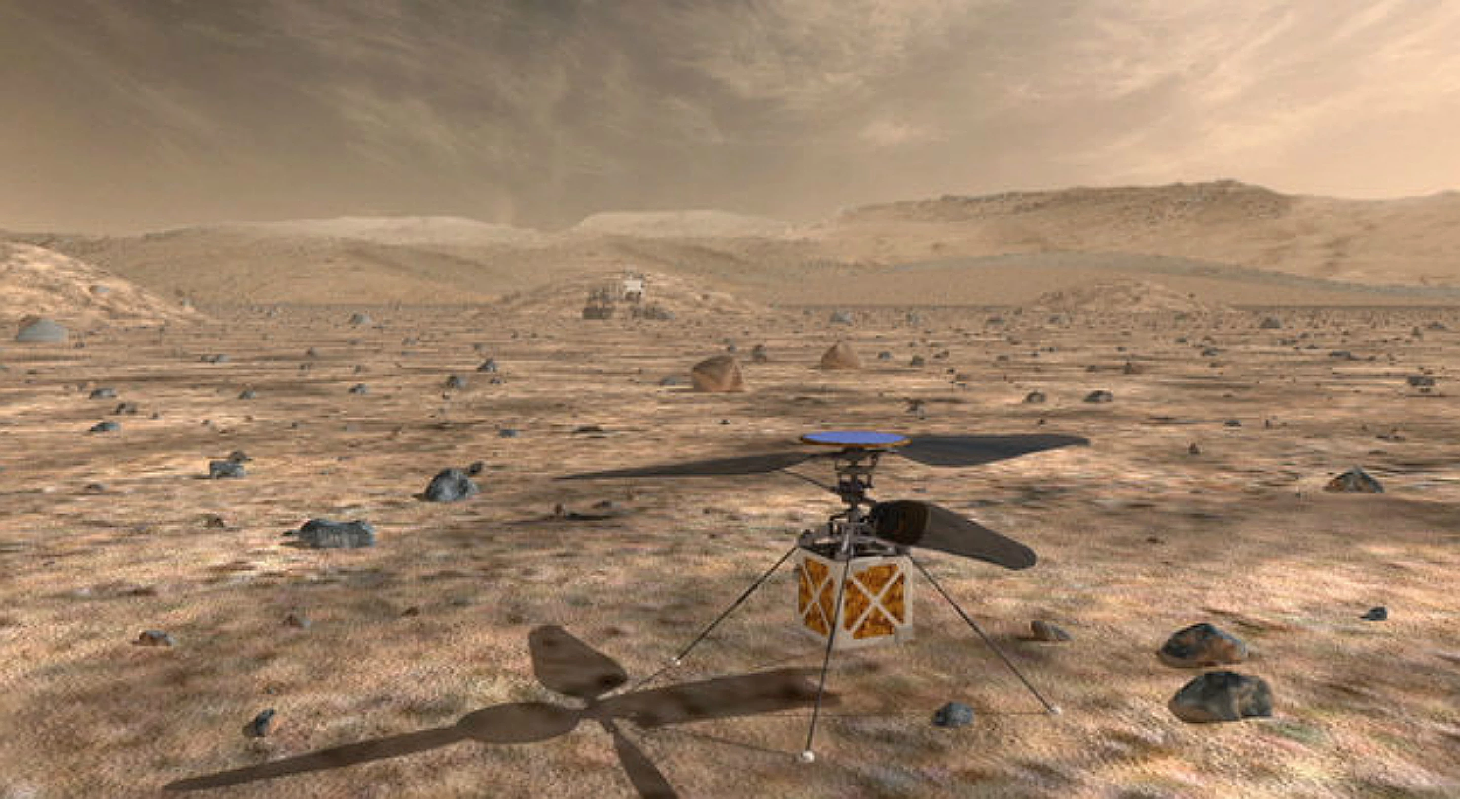 "Marscopter" to provide bird's-eye view of the Red Planet