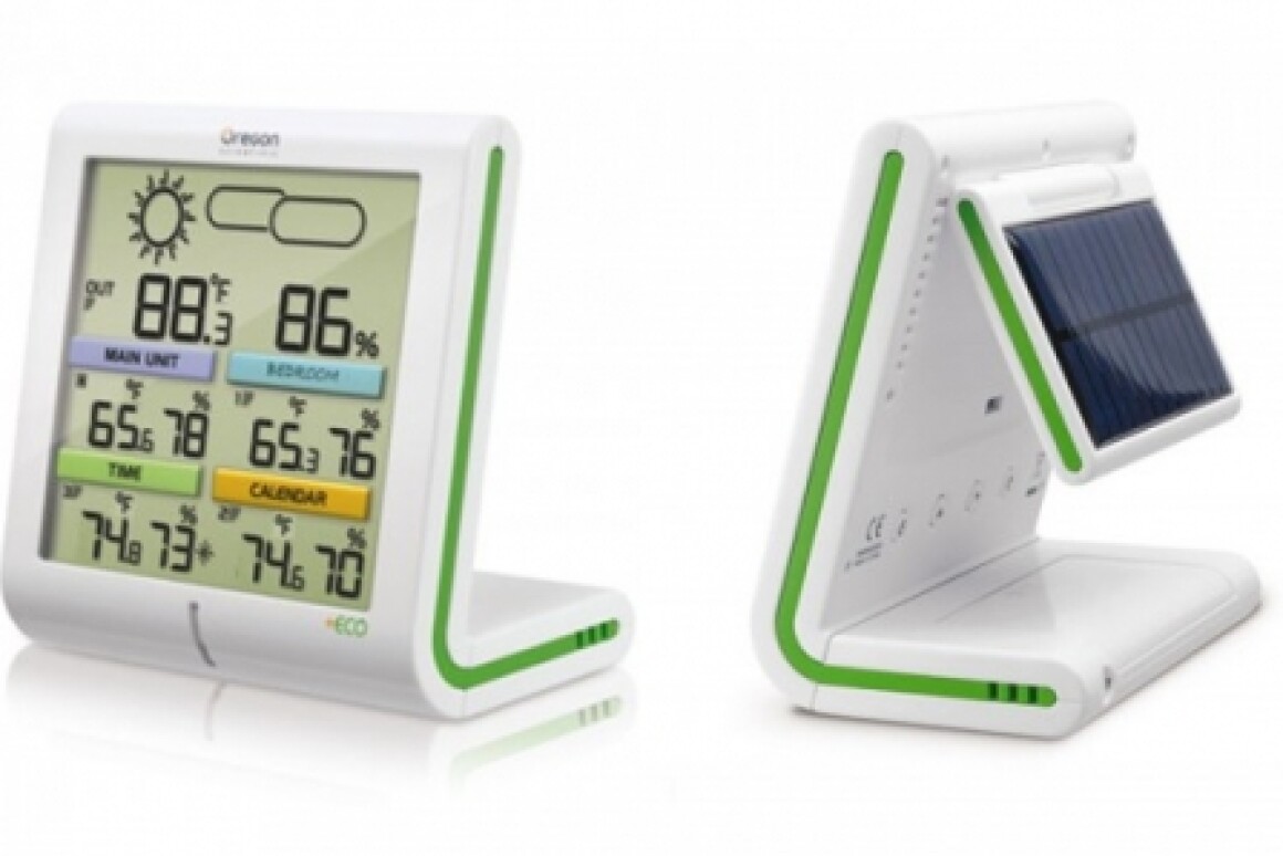 Oregon Scientific’s +ECO Clima Control solar powered weather station