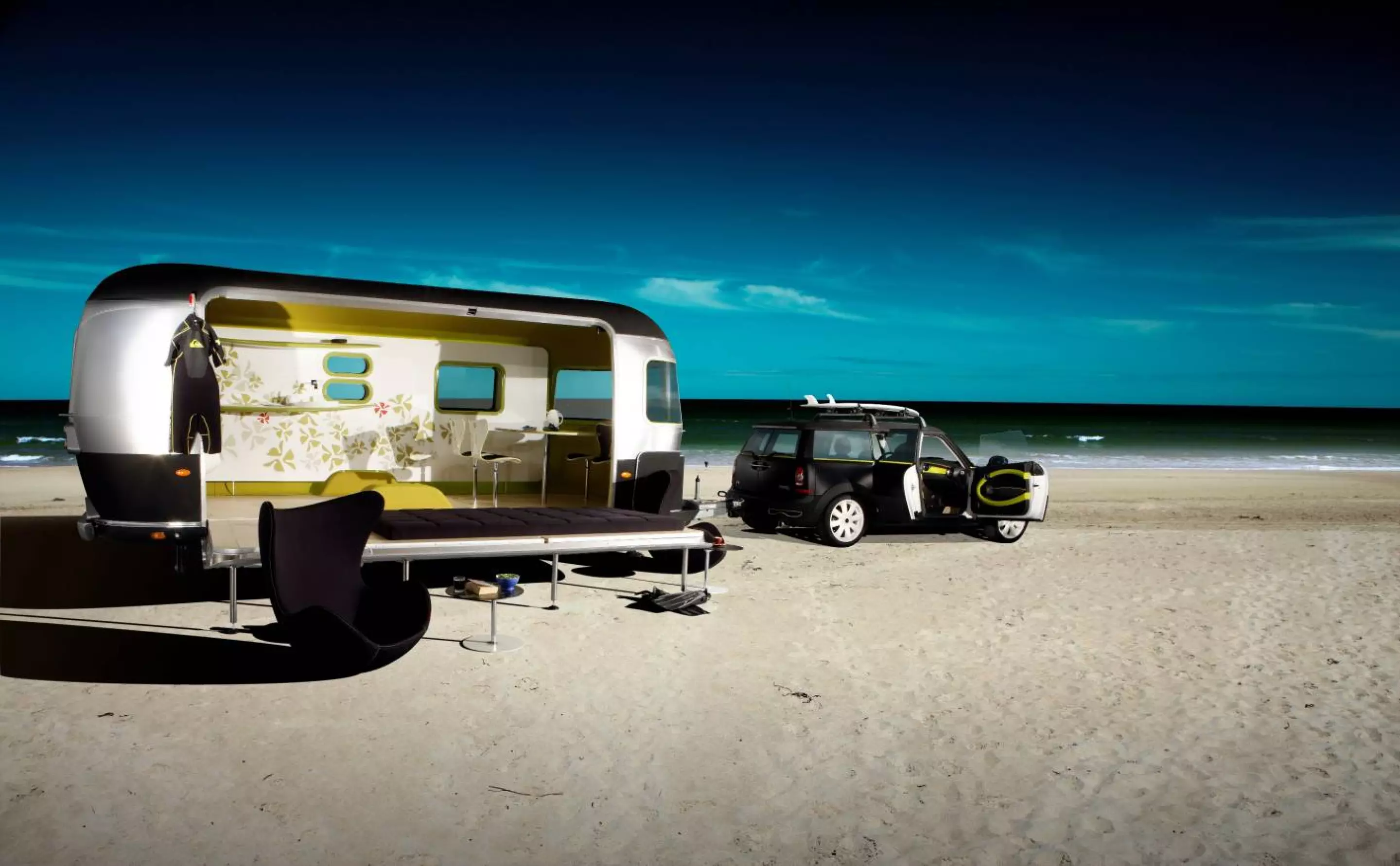 Surf's up: The Mini Clubman Airstream trailer design concept