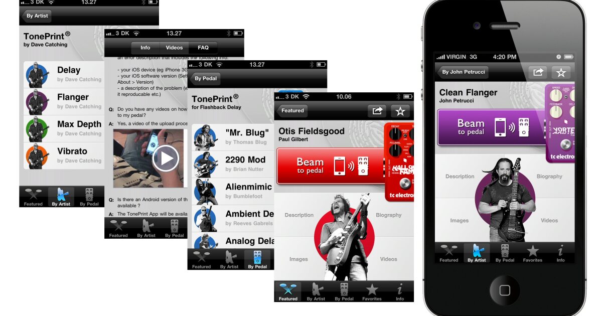 TonePrint app allows users to change stompbox tones using an iPhone