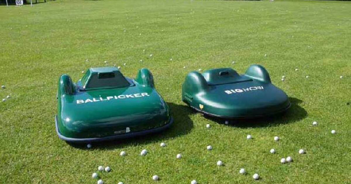 Golf ball-gathering Ball Picker robot is like a Roomba for the range