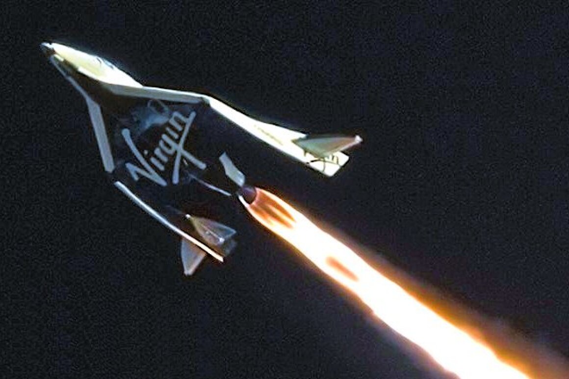 SpaceShipTwo sets new altitude and speed records