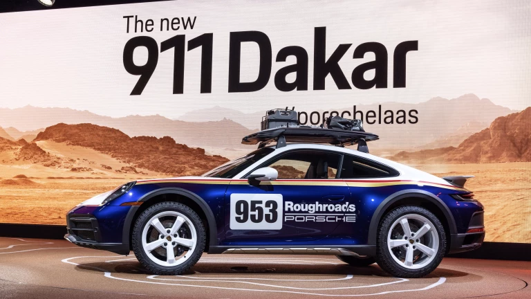 The Porsche 911 is now a Dakar-inspired off-roader, roof tent optional