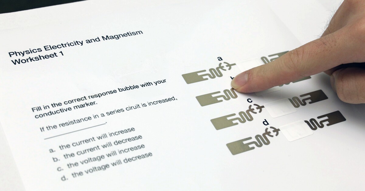 Tagging paper to make it "smart"