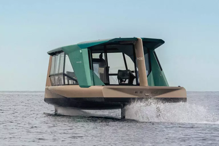 BMW's panoramic electric hydrofoil soars above the waters of Cannes