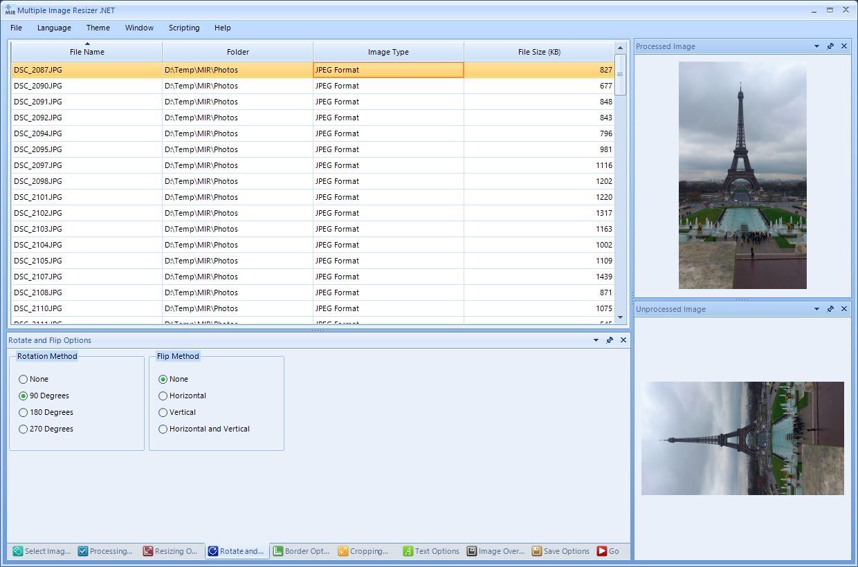How to resize multiple images (and do much more) using Multiple Image Resizer .NET