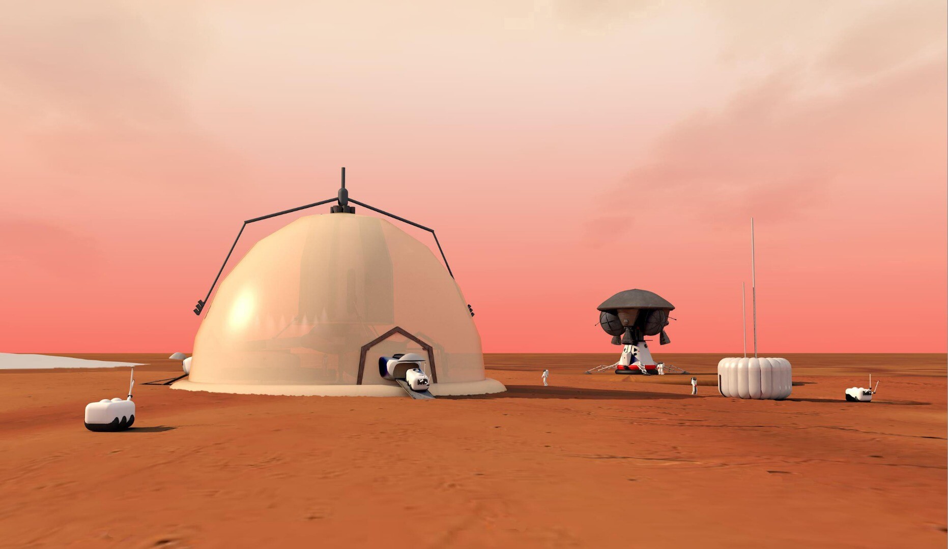 EPFL plan outlines how to build a Mars colony