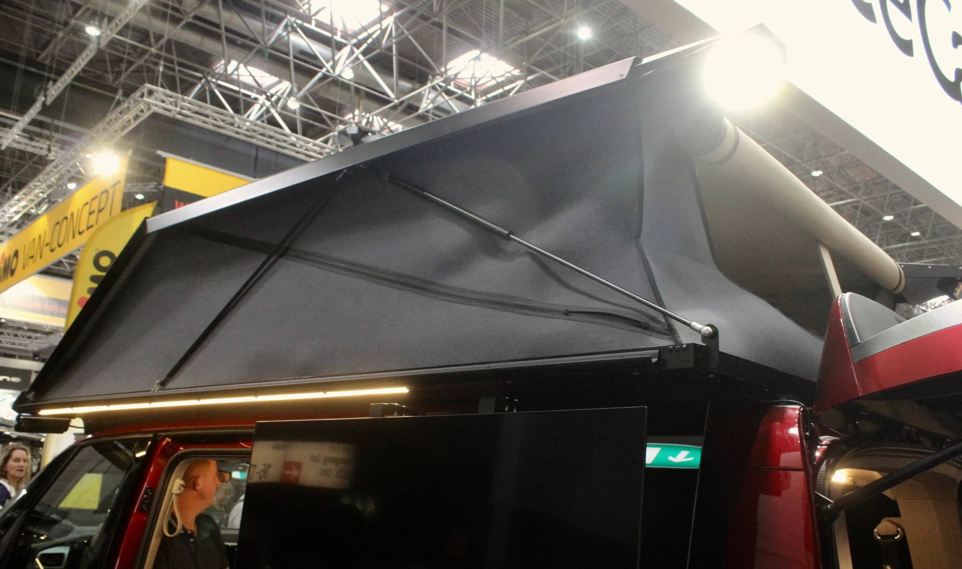 This VW camper van has the wildest pop-up roof in the small RV world