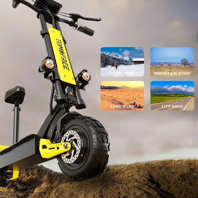 Bumblebee-flavored electric scooter motors over 30 mph
