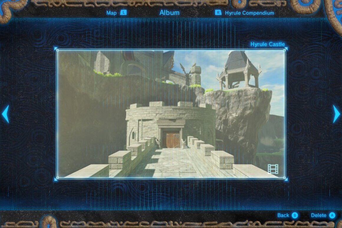 How to reach the Hyrule Castle memory easily in Breath of the Wild
