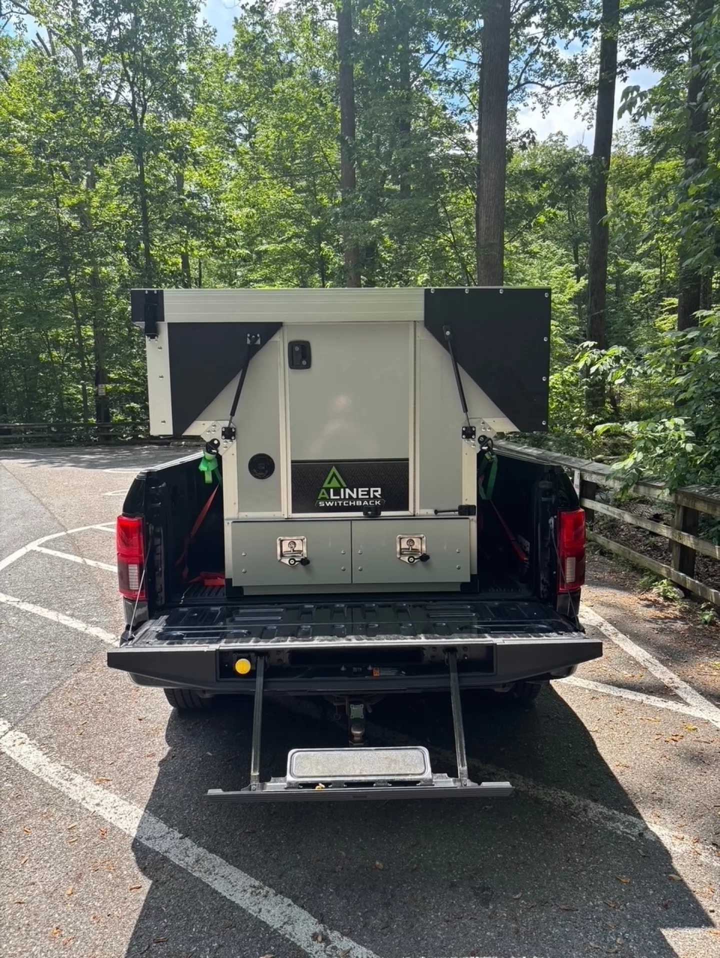 Aliner Switchback: Sub-400-lb fold-out A-frame truck camper under $10K