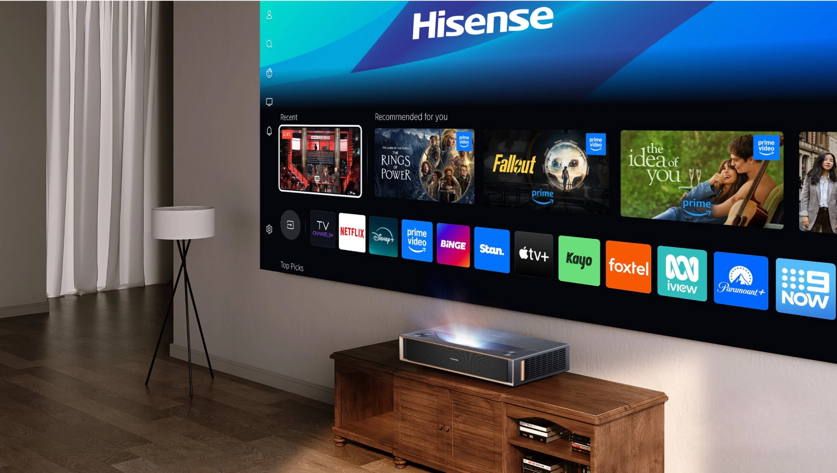 Hisense PT1 projector offers cinematic 4K visuals