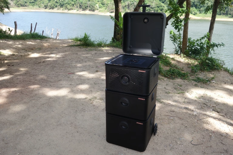 Modular, stackable BBQ and cooler system streamlines your next grill-out