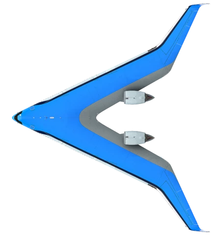 KLM and TU Delft eye sustainable aviation future with V-shaped flyer
