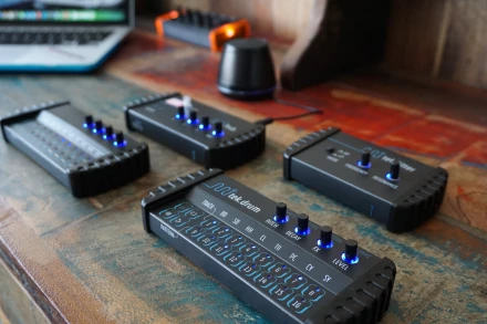 Mini studio modules designed for hands-on electronic music creation