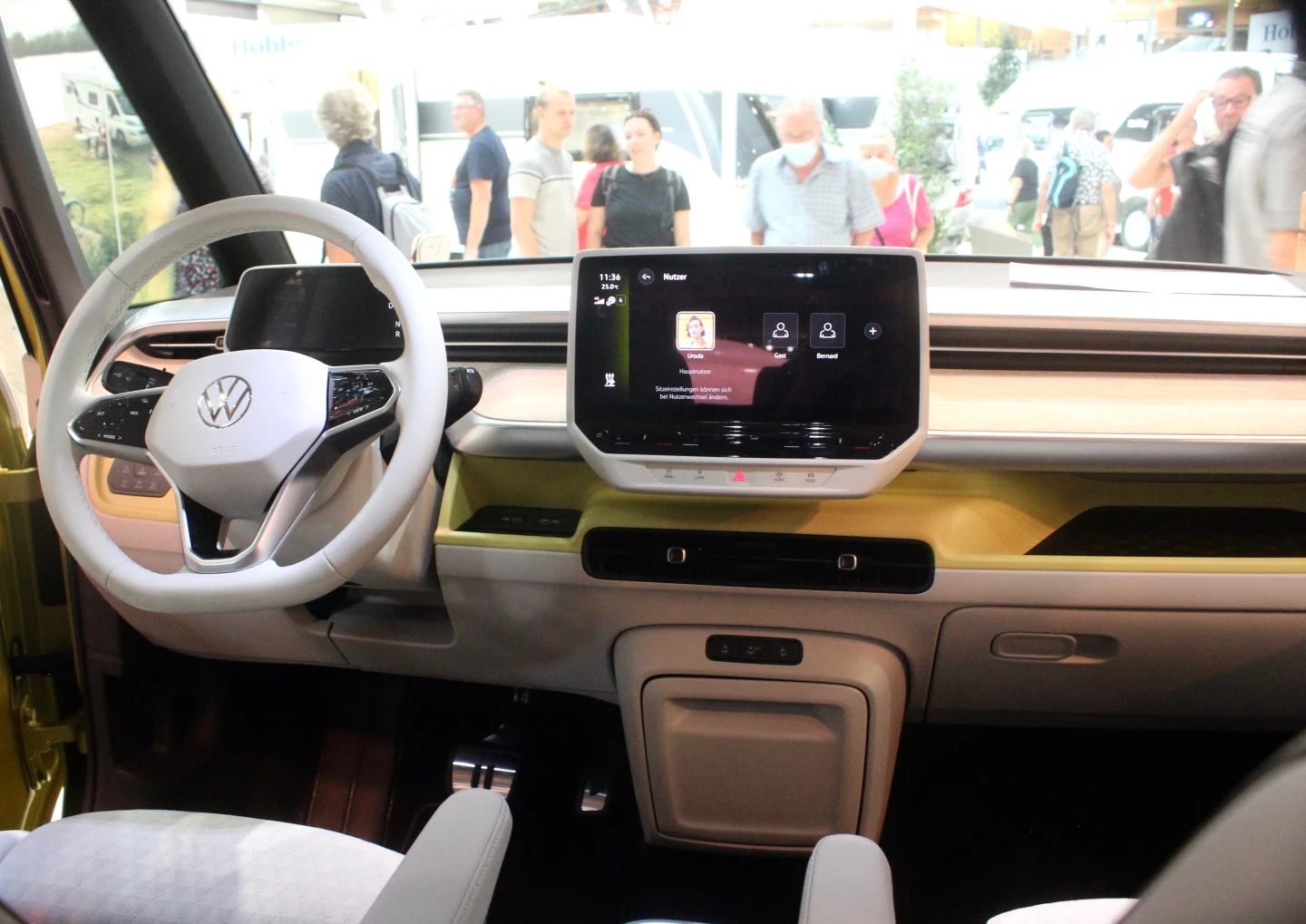 World's first VW ID. Buzz electric mini campers premiere in Düsseldorf