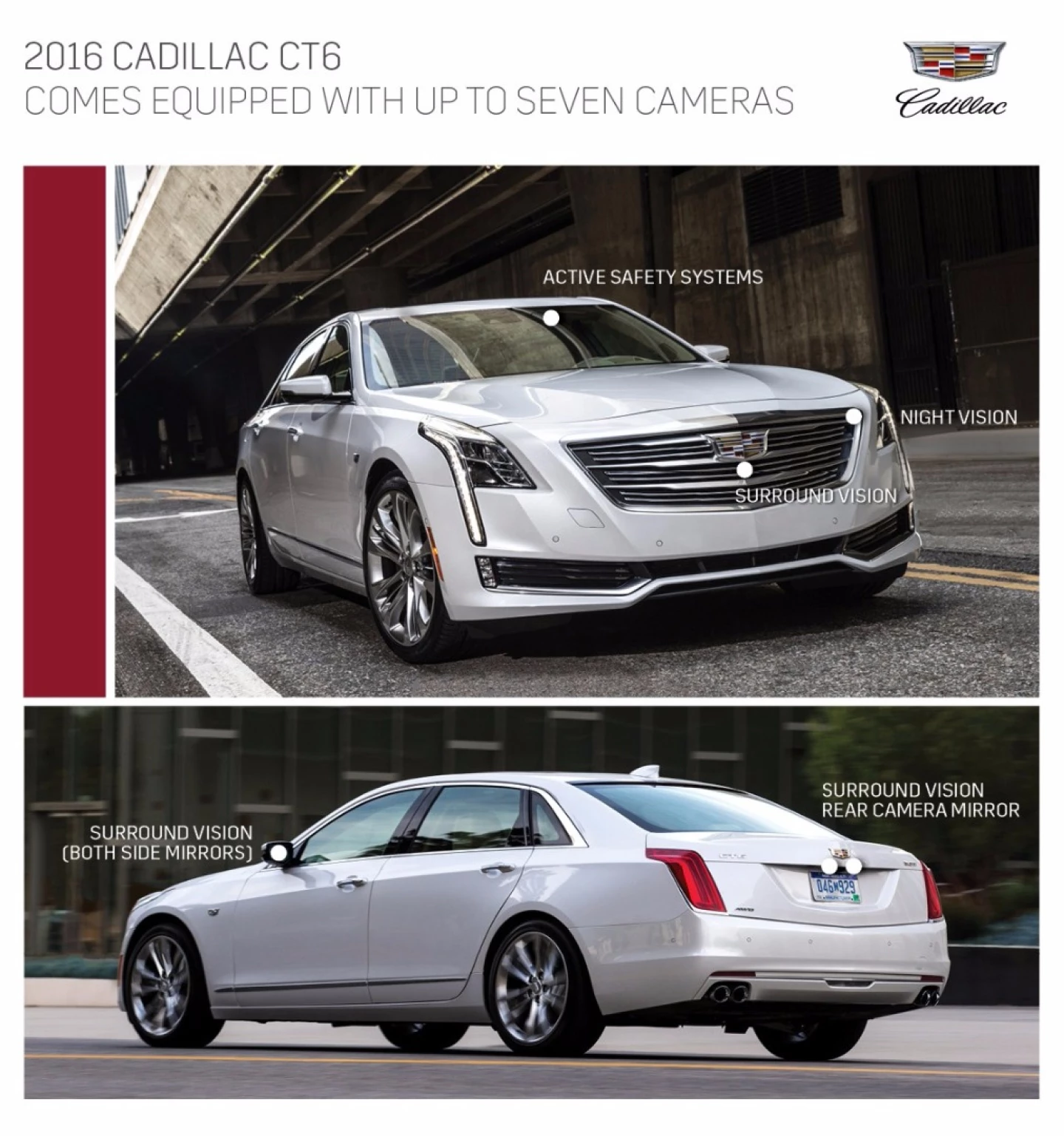 There's no escaping the 360-degree camera system on Cadillac's CT6