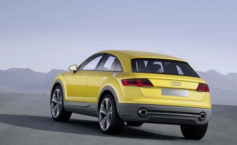 Audi transforms the TT coupe into a 123-mpg plug-in off-roader