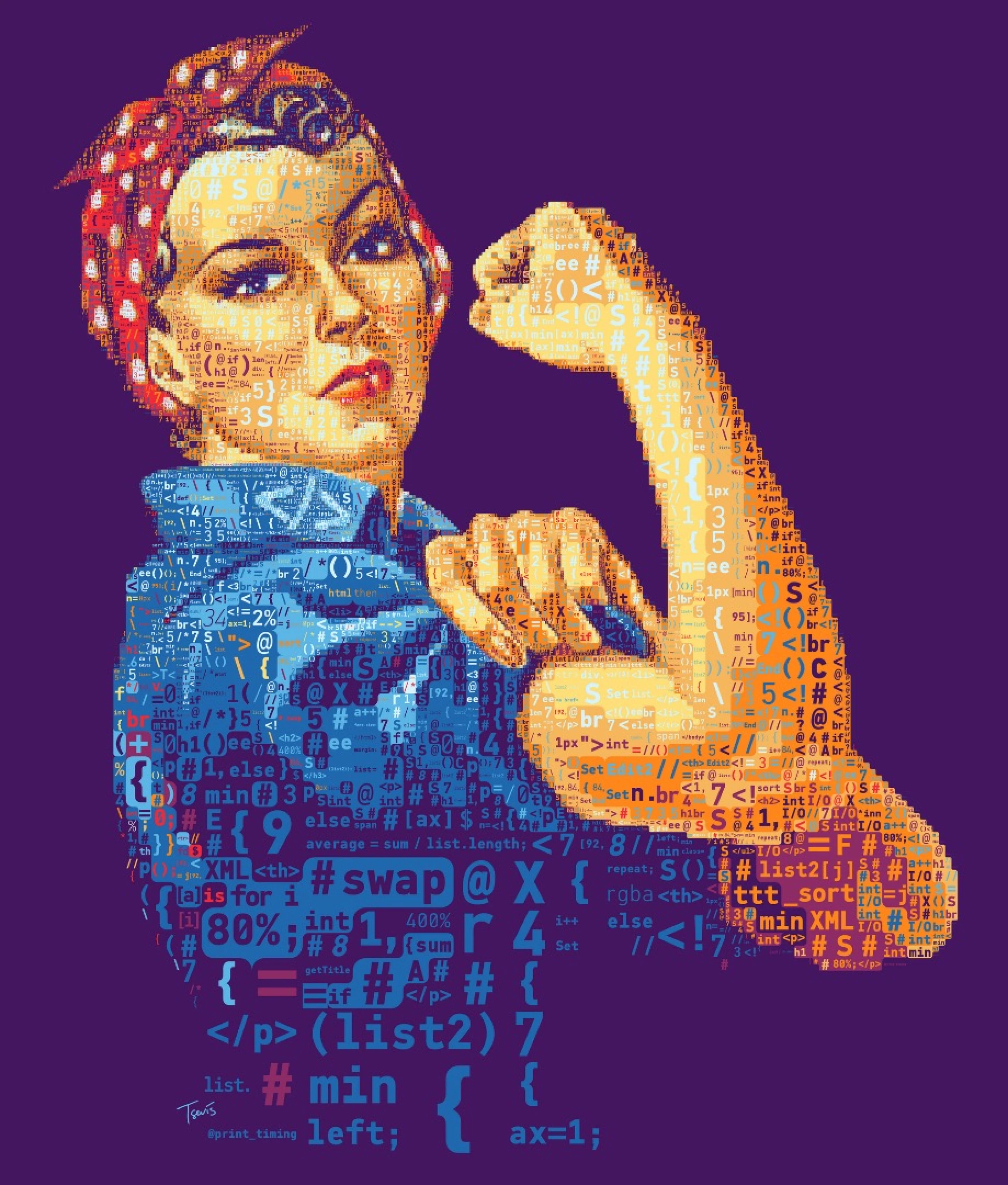 Art in the age of ones and zeros: ASCII art