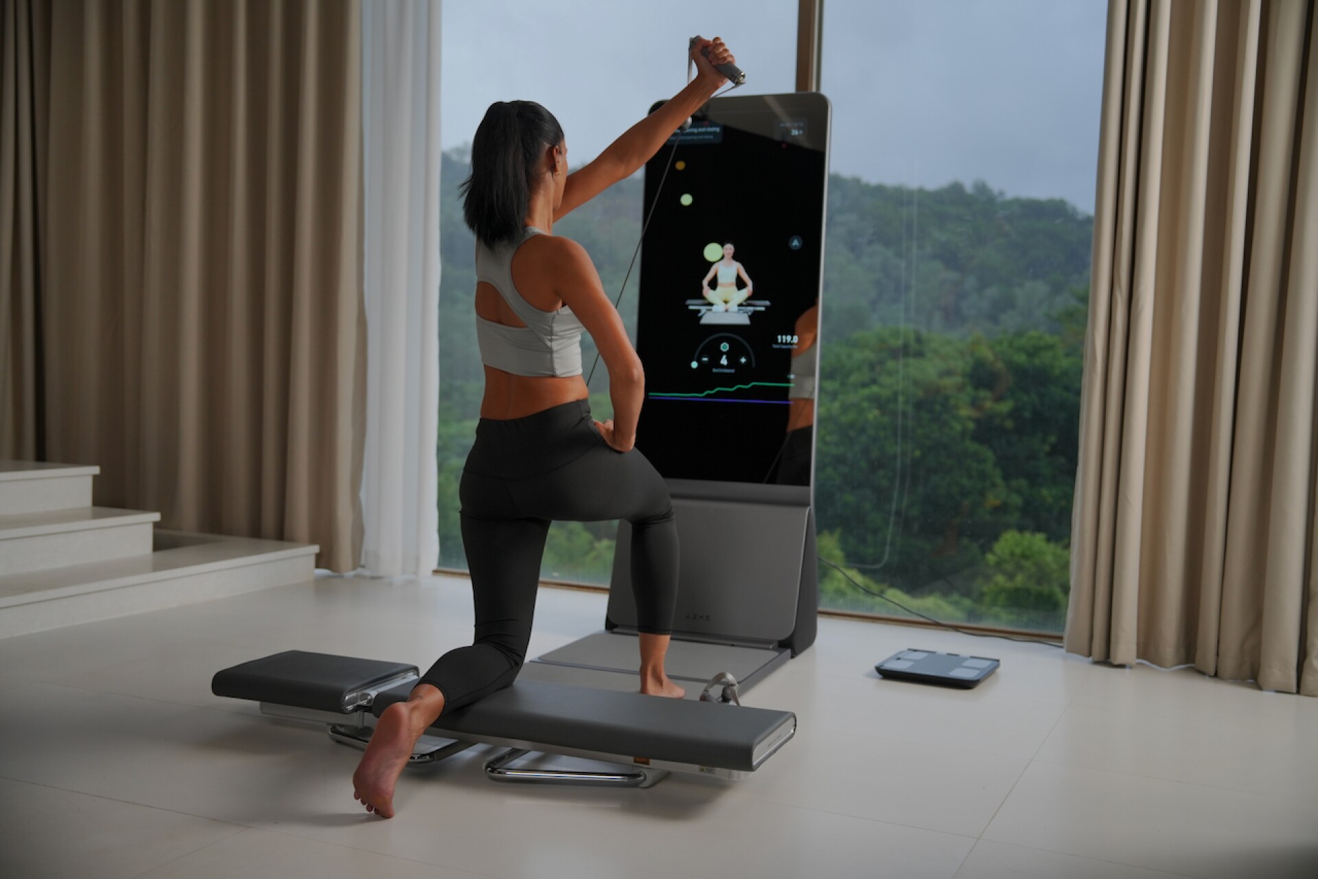 Brainy home gym boasts an AI coach who watches you work out