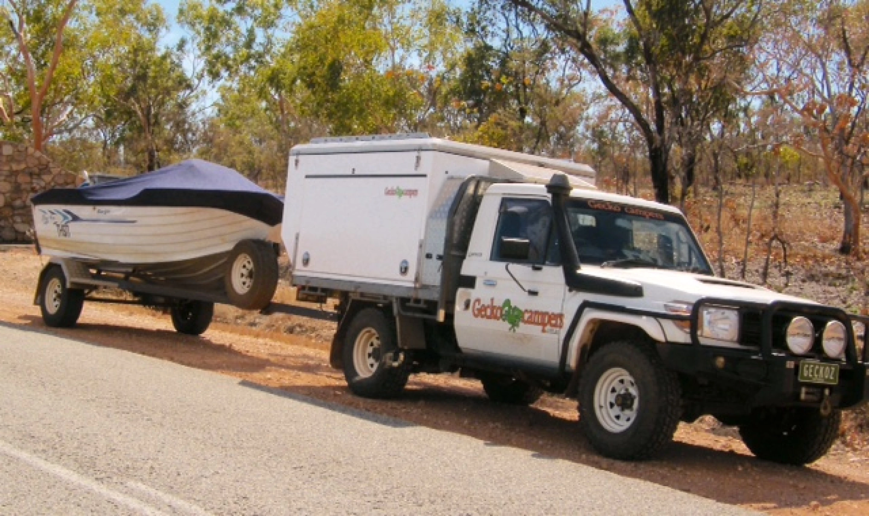 Gecko camper flips and folds to make your truck home
