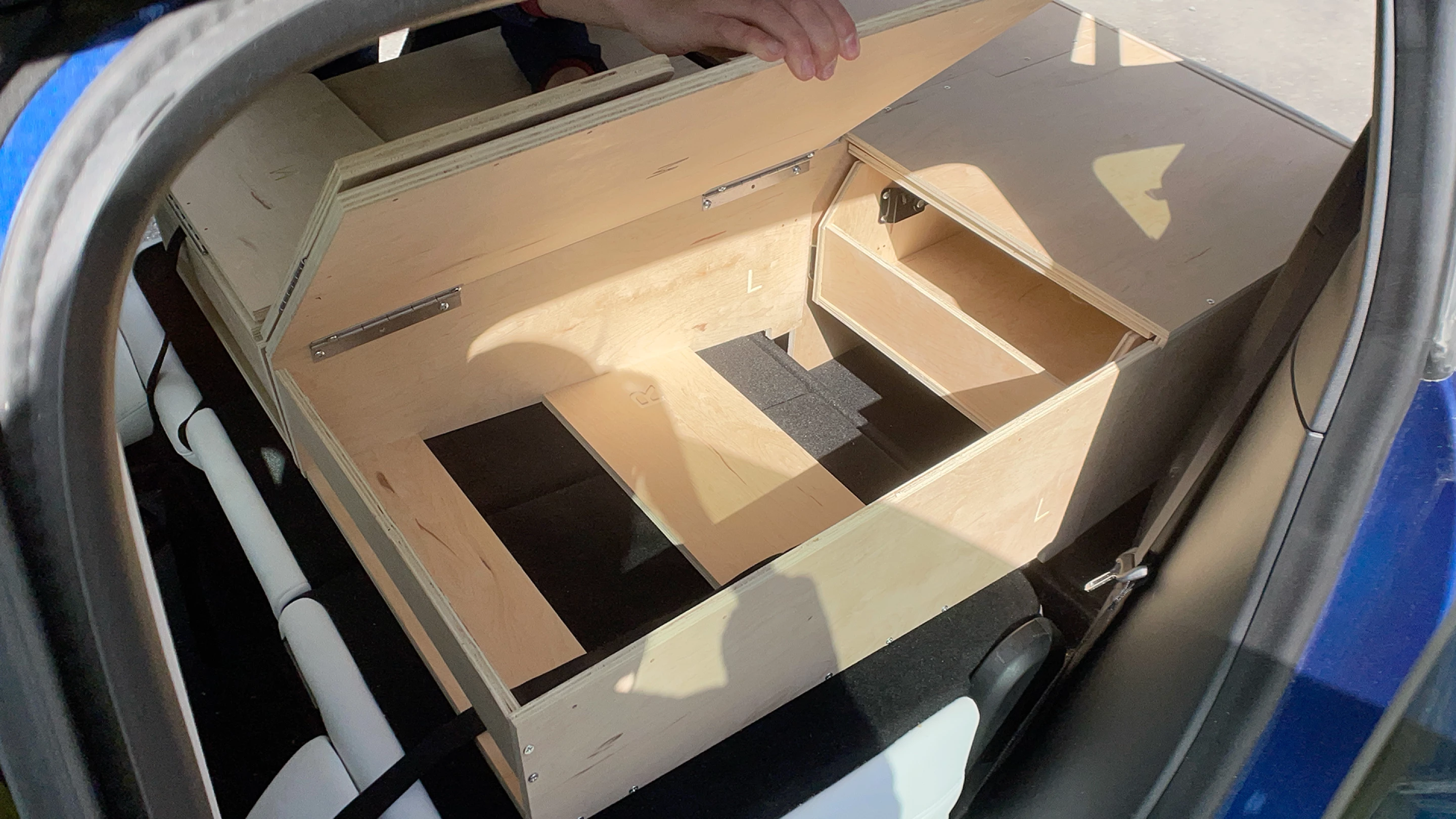 Canadian kit converts the Tesla Model Y into a li'l electric camper