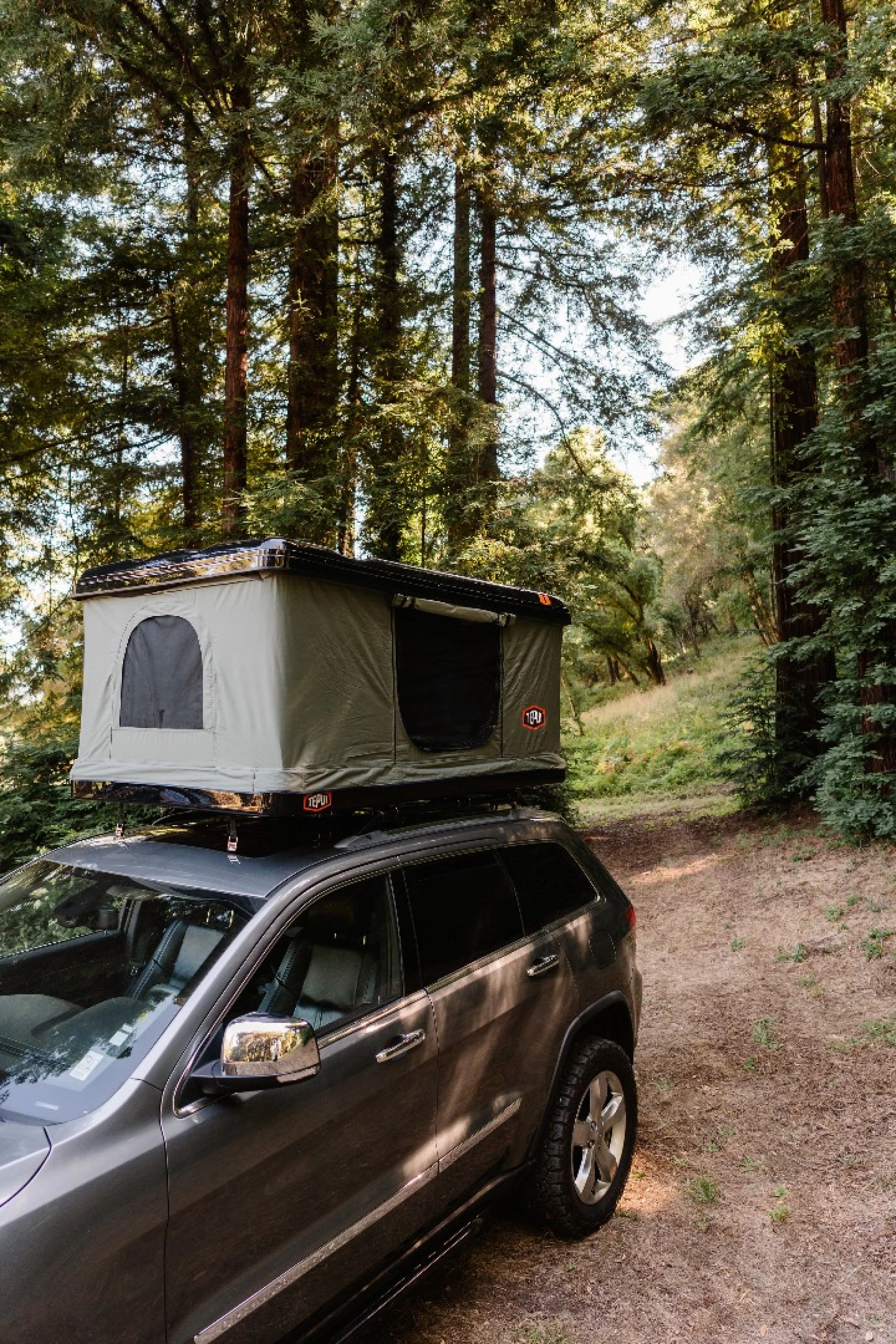 Tepui's vehicle cargo box moonlights as a roof-top tent