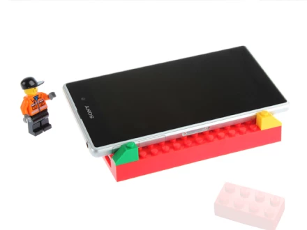 Build your own phone charging stand with Lego Power Brick