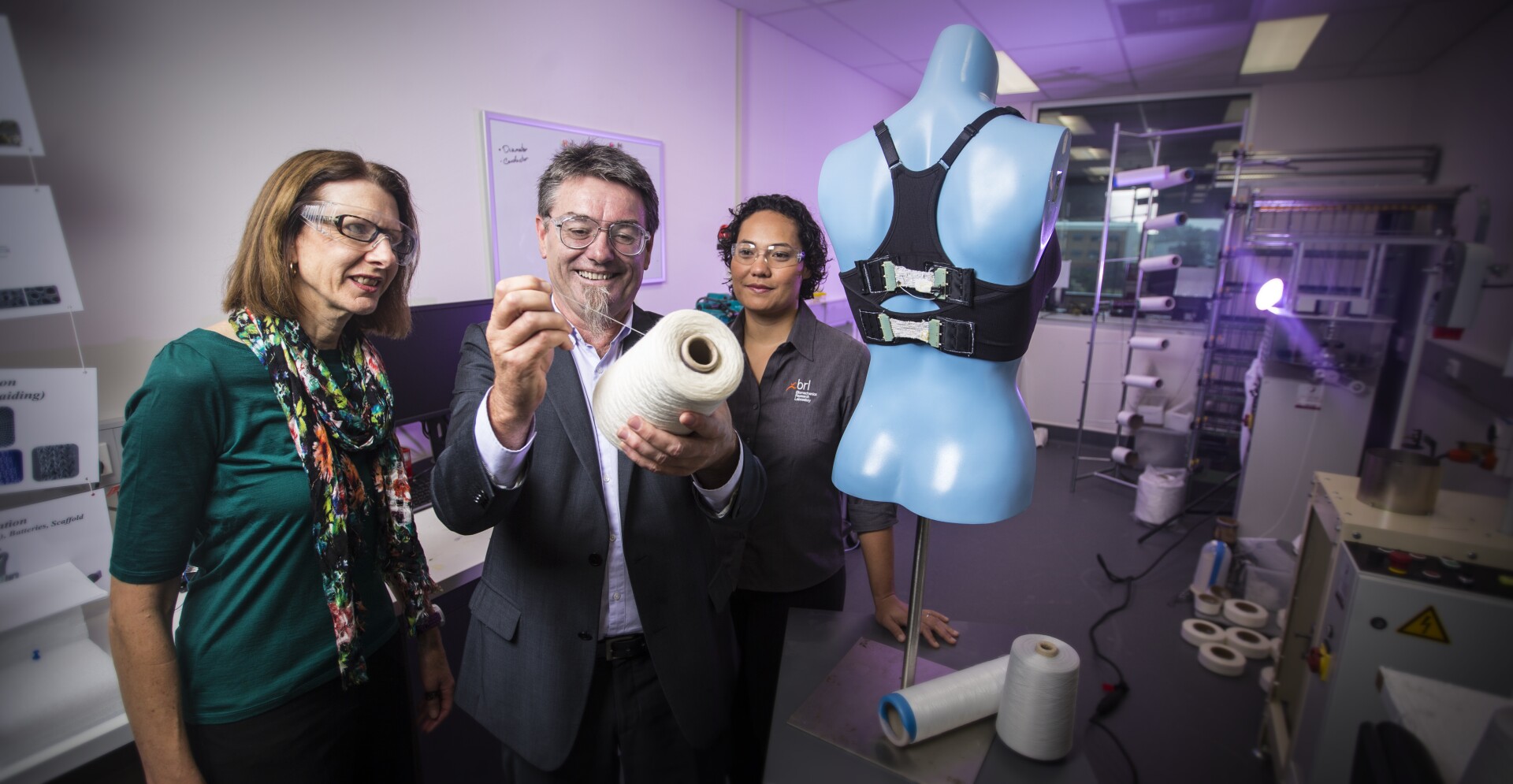Responsive "Bionic Bra" adjusts to breast movement