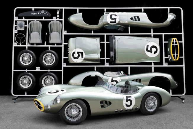 1:1 mega-model of Aston Martin DBR1 up for auction