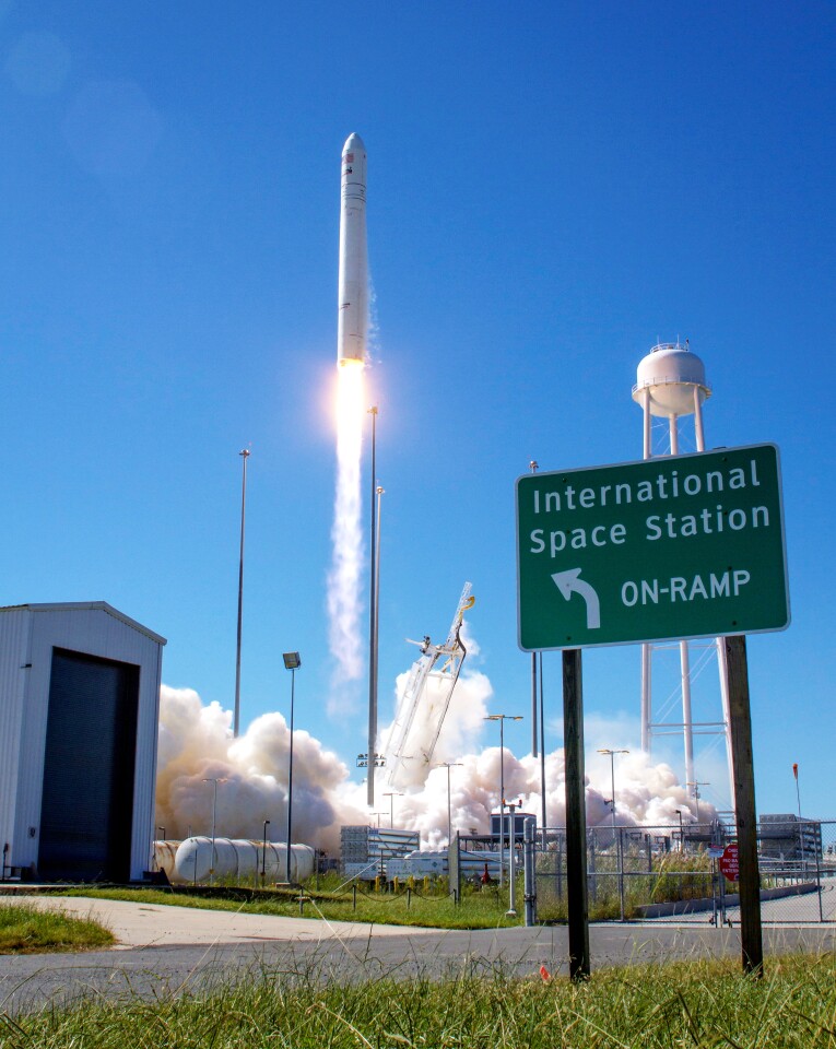 Cygnus docks with International Space Station Cygnus docks with International Space Station