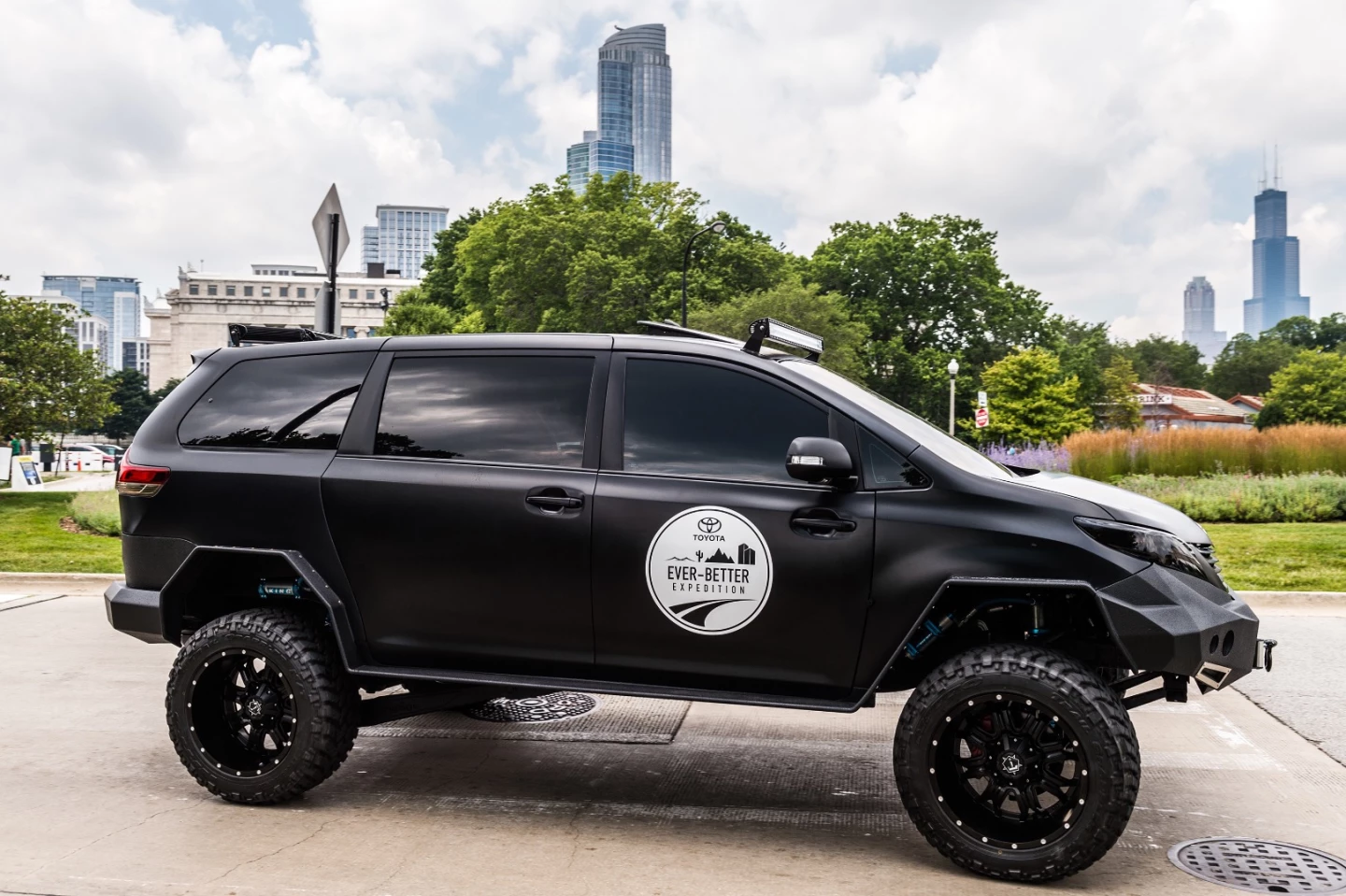 Toyota's Ultimate Utility Vehicle minivan takes its swagger off road