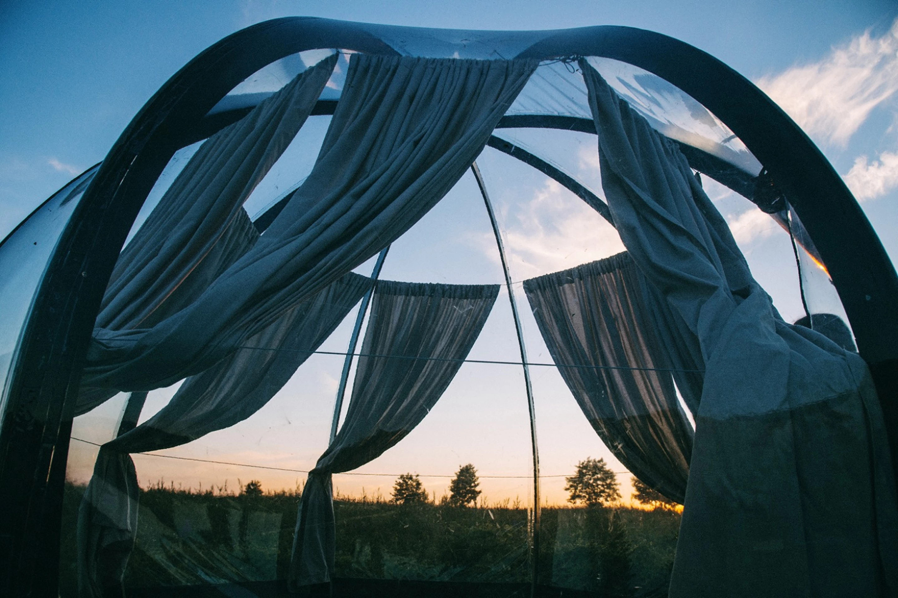 Oasis dome offers glamping under the stars all year round