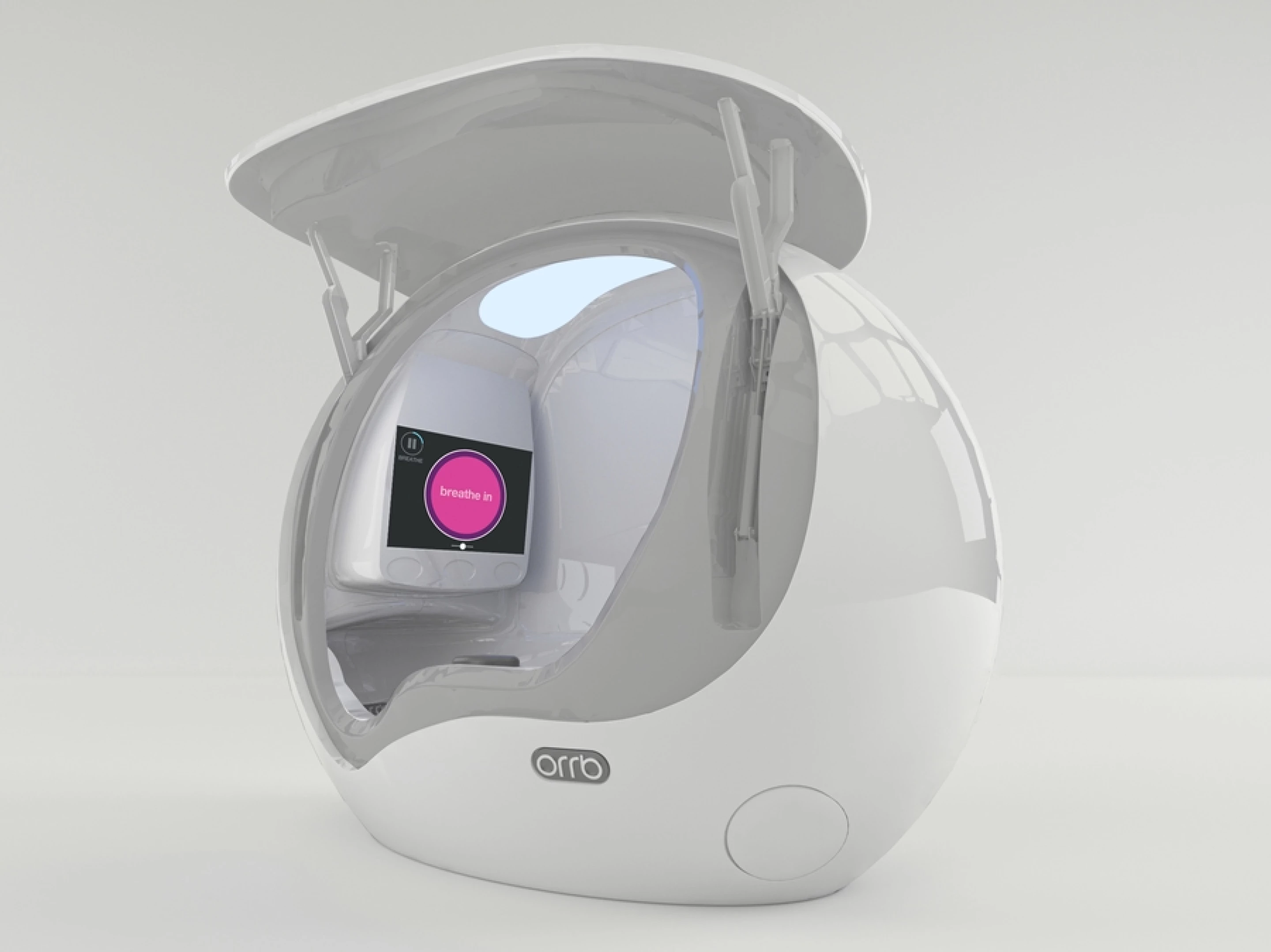 The Orrb pod is a place to get away from it all at work