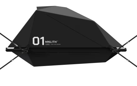 Inflatable Exod air-ground tent slims down for solo camping missions