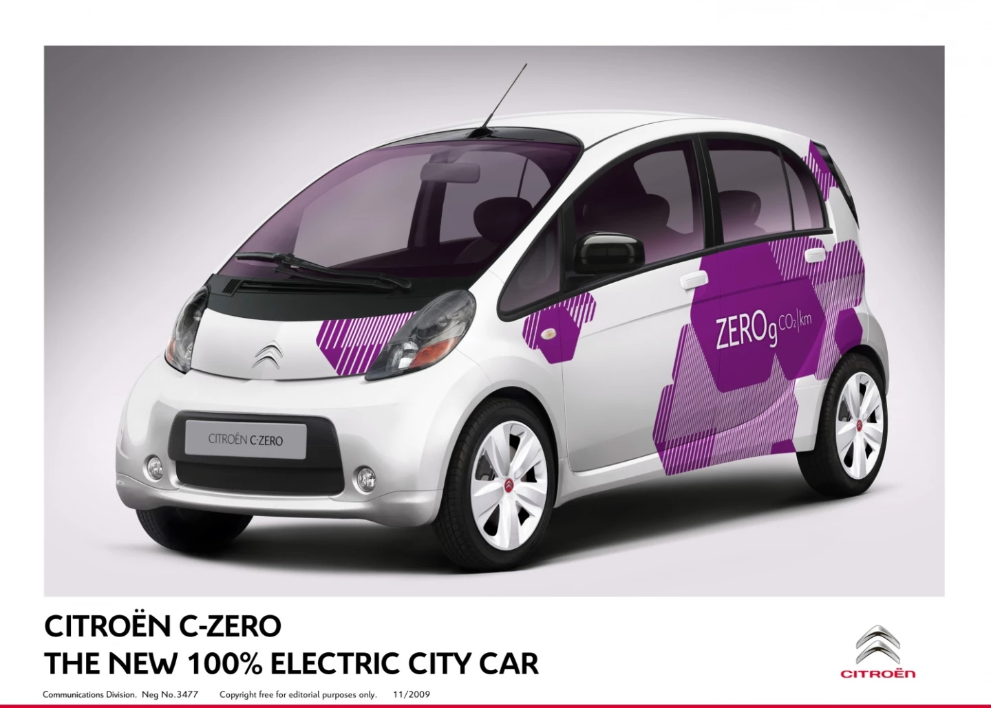 Citroen C-ZERO - no local emissions, no fuel consumption, no engine noise