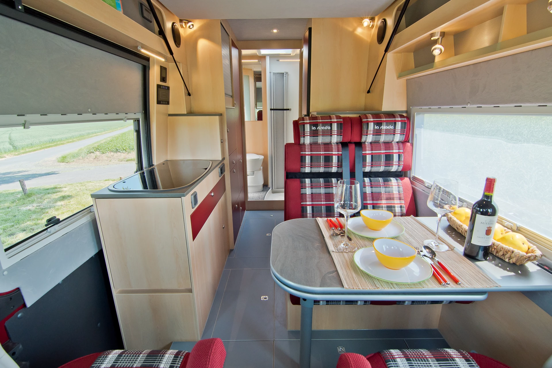La Strada goes drop-down bed and big garage with new camper van
