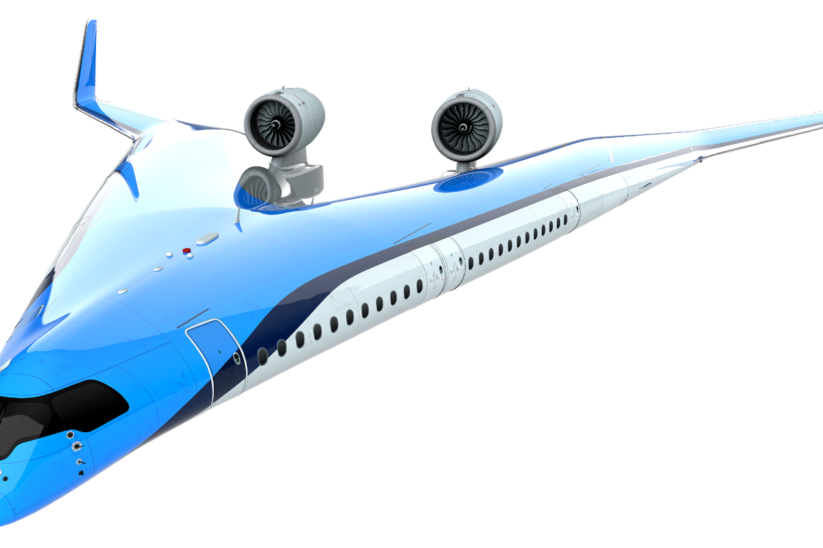 KLM and TU Delft eye sustainable aviation future with V-shaped flyer