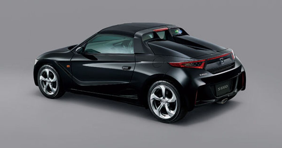 Honda S660 sports car moves from concept to production to Concept Edition
