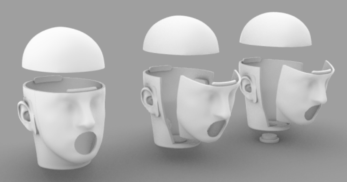 3D-printed heads talk, swivel, and listen to improve audio devices