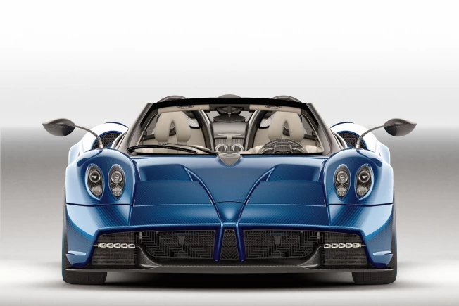 Driving meets art in the Pagani Huayra Roadster