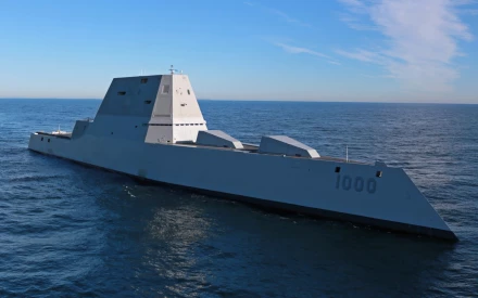 US Navy's largest-ever destroyer joins the fleet