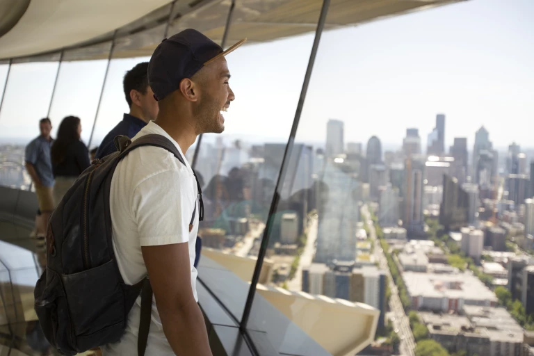 Seattle's iconic Space Needle tower gets a revolving glass floor