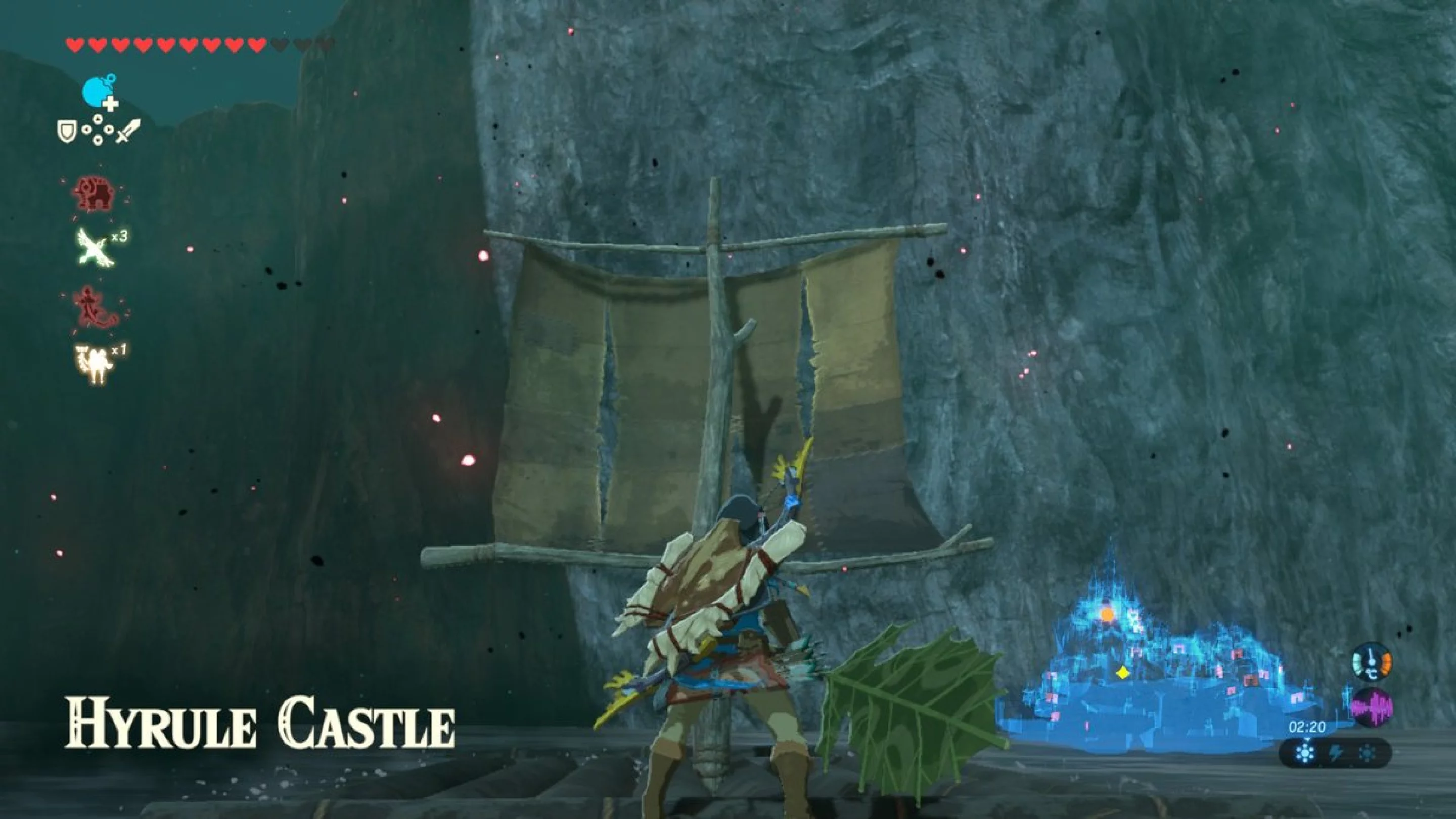 How to reach the Hyrule Castle memory easily in Breath of the Wild