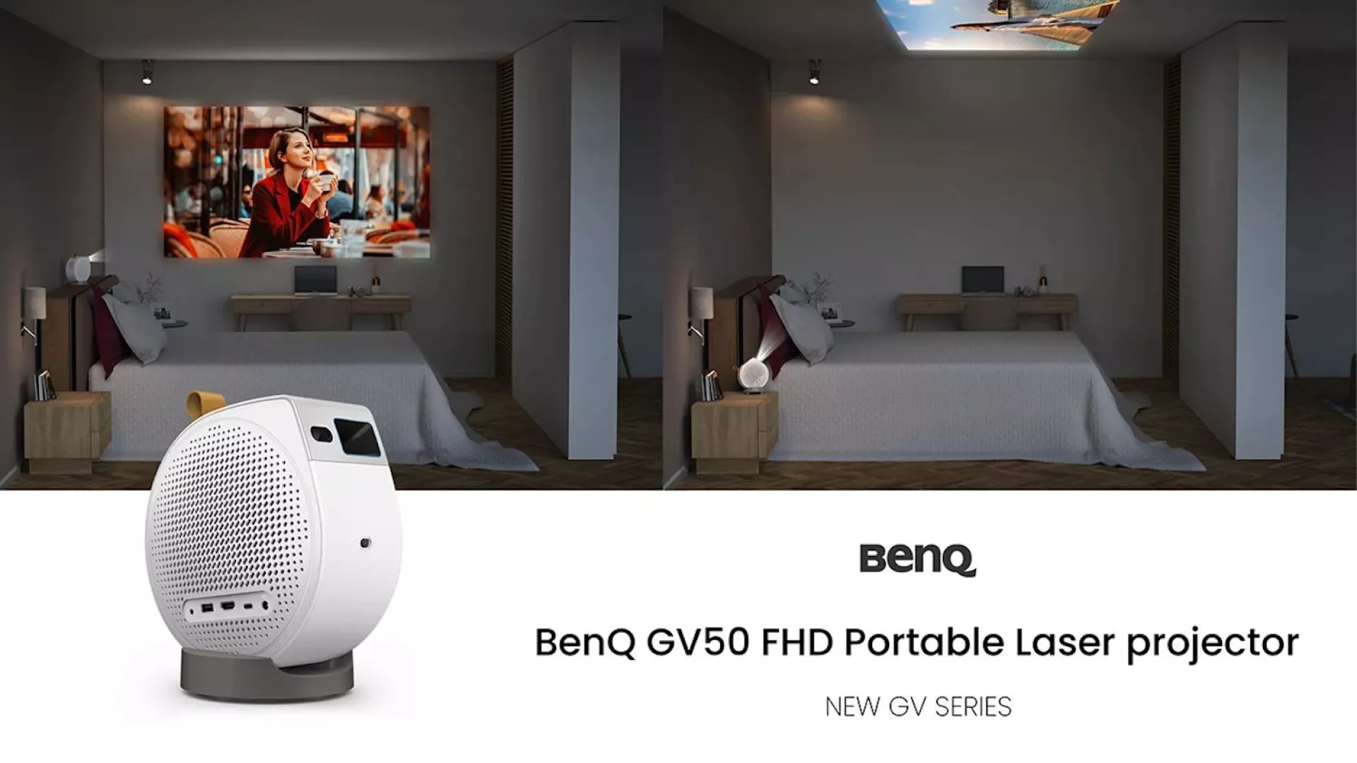 BenQ invites movie lovers to lie back and look up