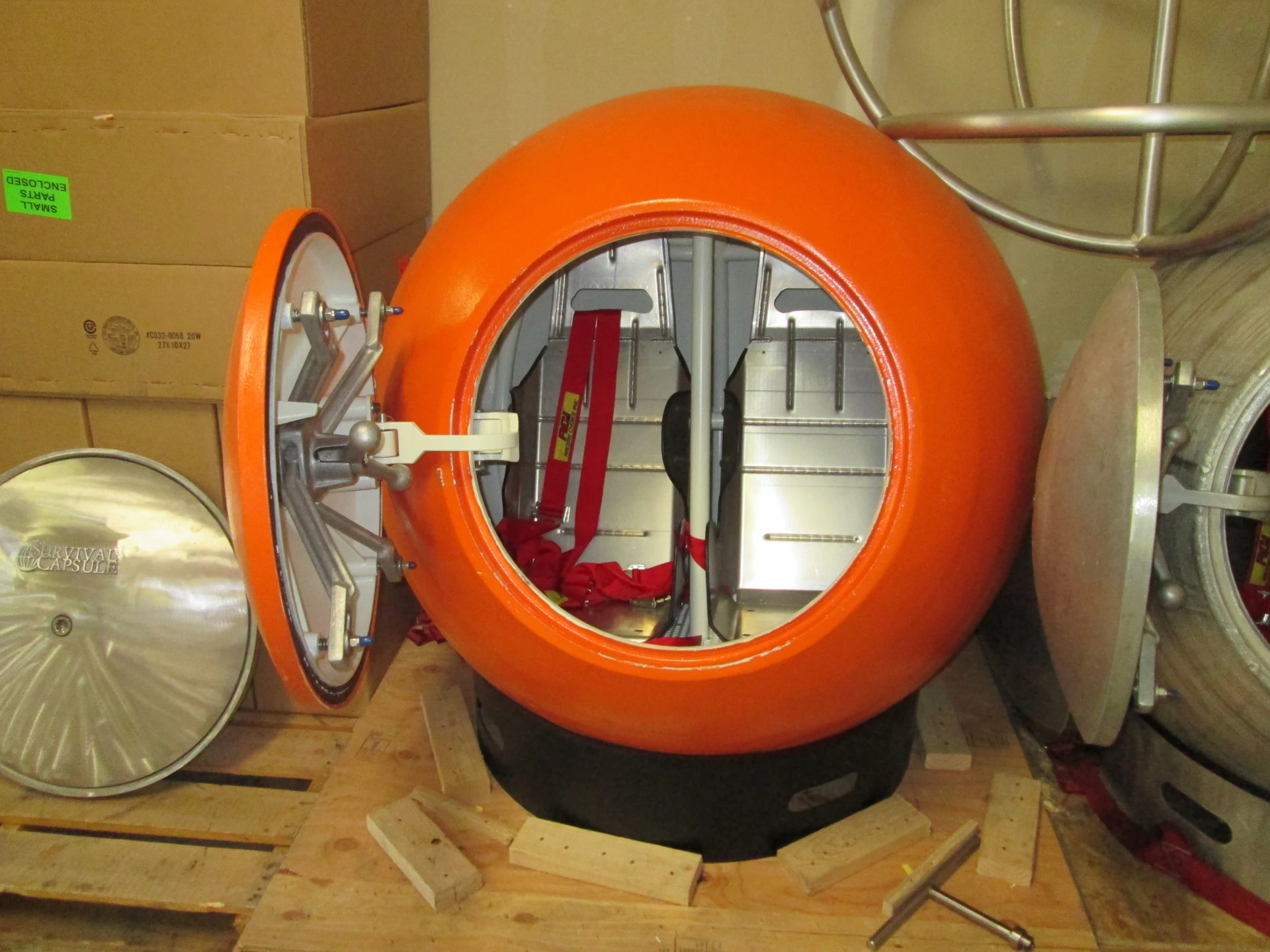 We check out Survival Capsules' tsunami survival pods
