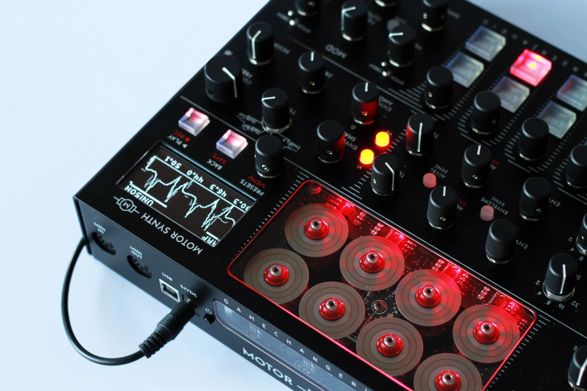 Gamechanger Audio motors along with novel desktop synth