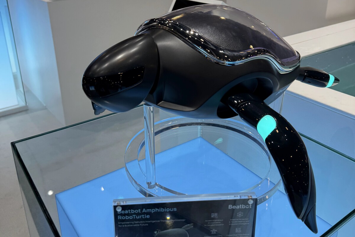Robotic sea turtle could soon be swimming in an ocean near you