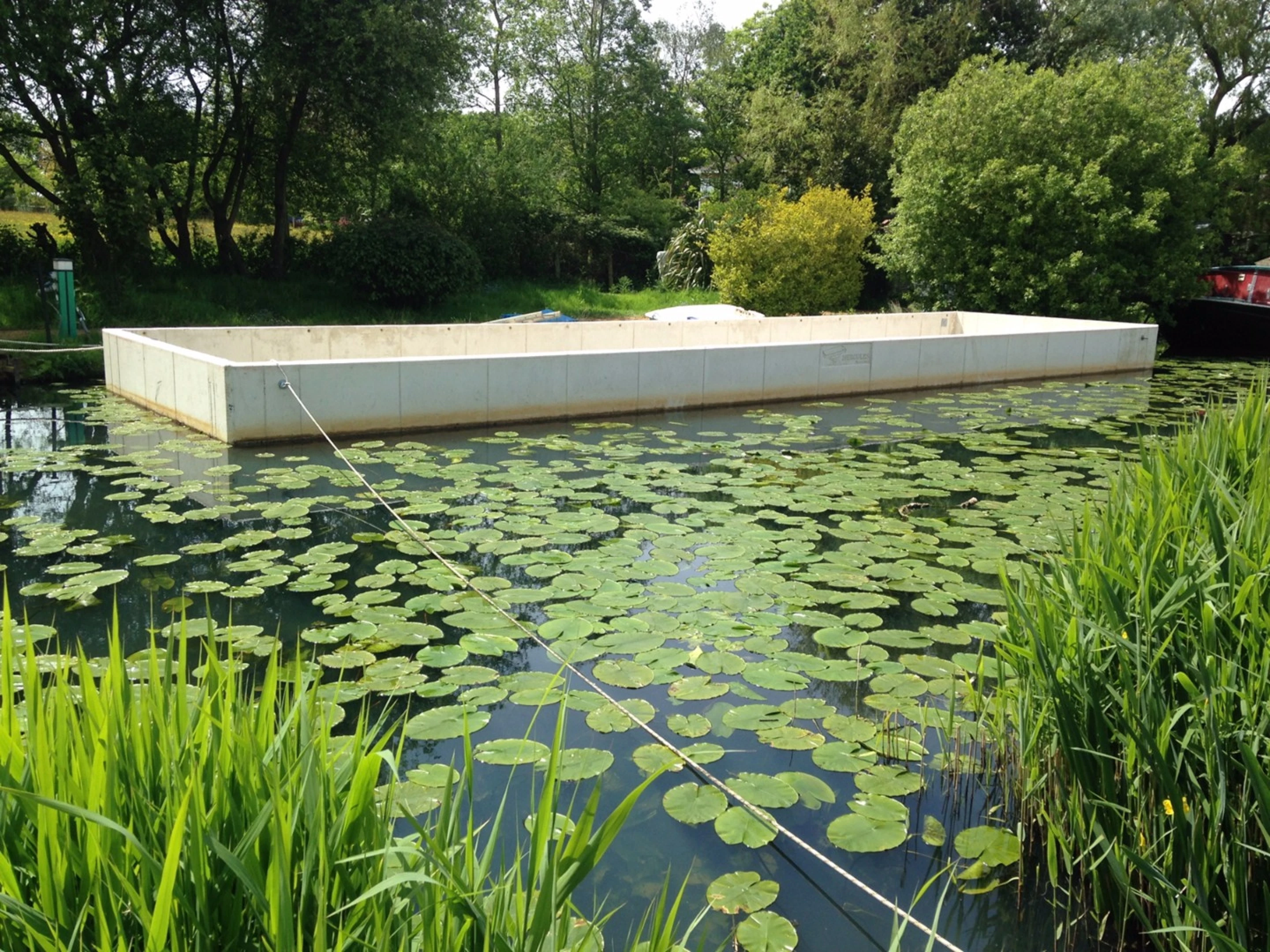 UK floating home offers a taste of luxury on the water
